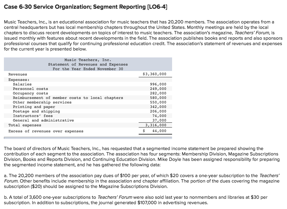 Solved Problem 6-21 Segment Reporting and Decision-Making | Chegg.com