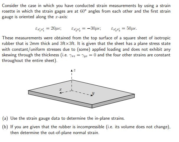 Solved Consider the case in which you have conducted strain | Chegg.com