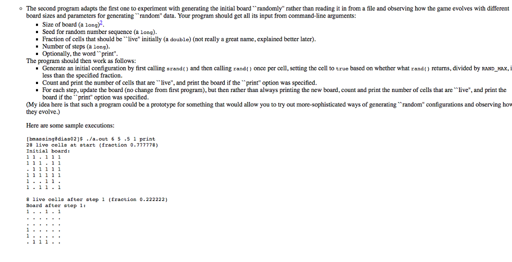 Hints - For parsing command-line arguments, remember | Chegg.com