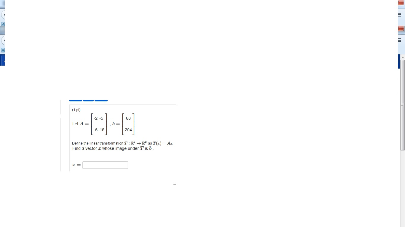 Solved Q1 Let T:R2?R2 be the linear transformation defined | Chegg.com