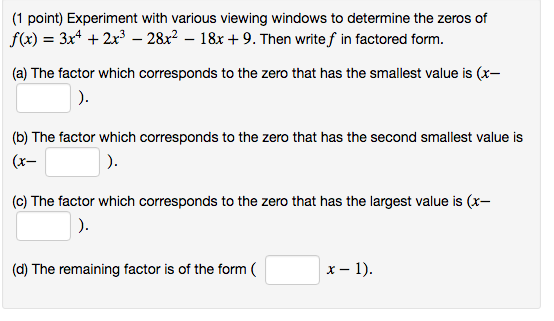 Solved Experiment with various viewing windows to determine | Chegg.com