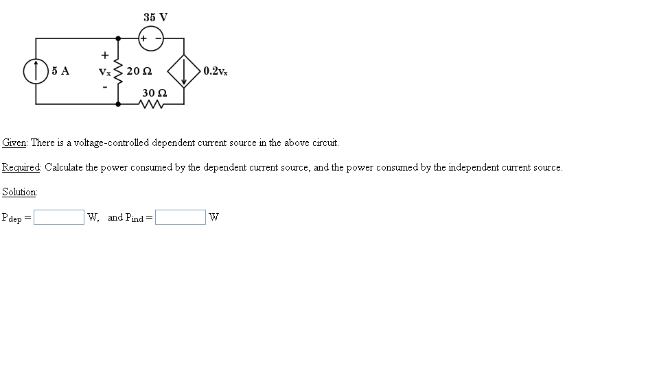 Solved Given: There is a voltage-controlled dependent | Chegg.com