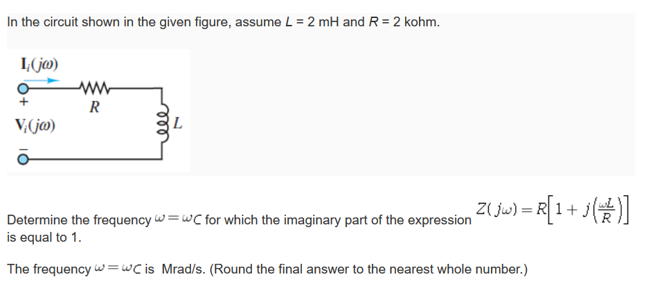 Solved In the circuit shown in the given figure, assume LE 2 | Chegg.com