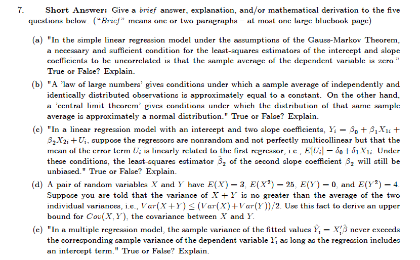 Give a brief answer, explanation, and/or mathematical | Chegg.com