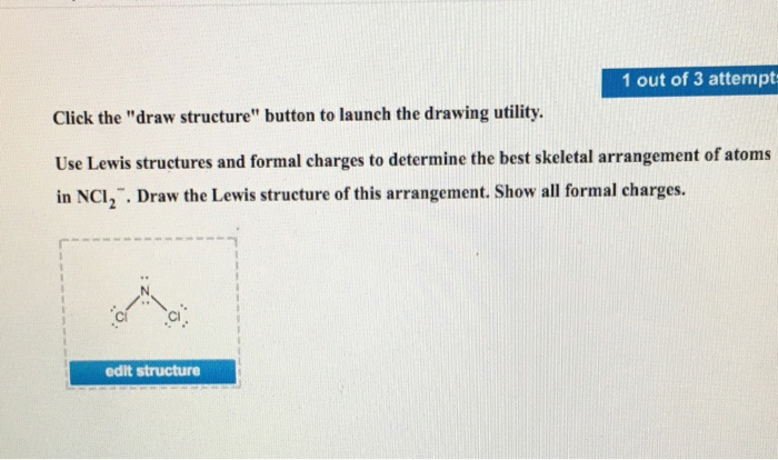 Solved Click the "draw structure" button to launch the | Chegg.com