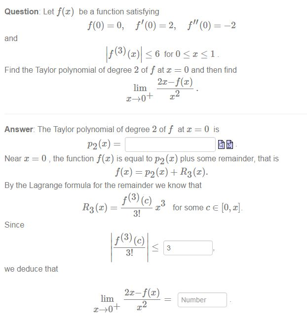 Solved Let F x Be A Function Satisfying F 0 0 F 0 2 Chegg