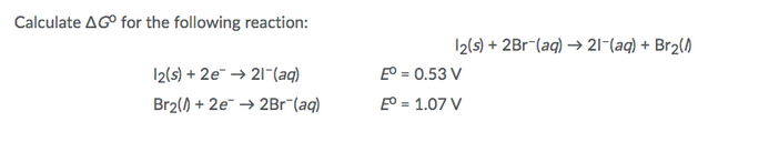 Solved Calculate ED for the reaction: 2Ag(s) + Sn2+(aq)-> | Chegg.com