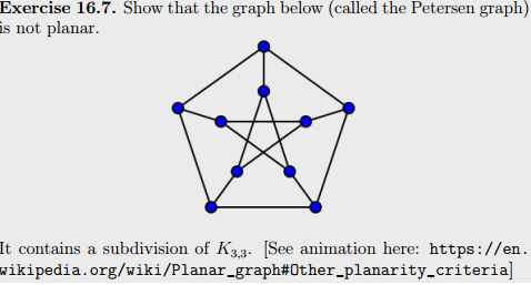 Solved Show that the graph below (called the Petersen graph) | Chegg.com