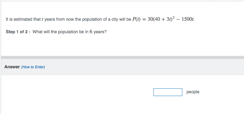 Solved It is estimated that t years from now the population | Chegg.com