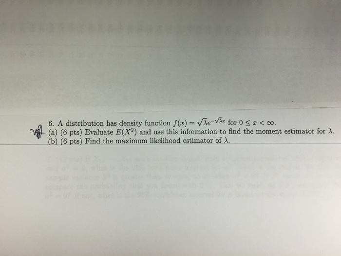 Solved A distribution has density function f(x) = squareroot | Chegg.com