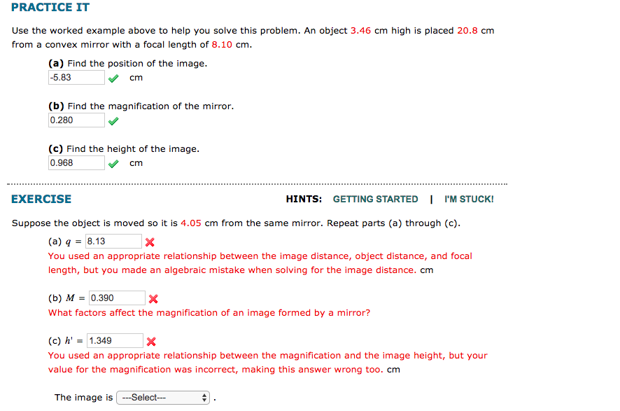 Solved PRACTICE IT Use the worked example above to help you | Chegg.com