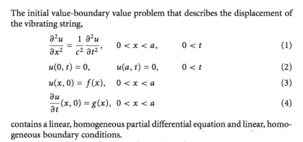 Solved In Exercises 3-5, solve the vibrating string problem, | Chegg.com