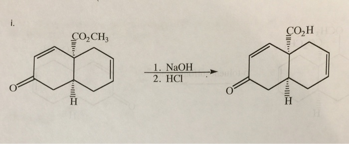 Solved CO2H CO2CH3 1. NaOH 2. HCI | Chegg.com