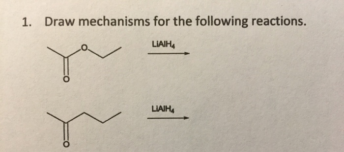 Solved Draw mechanisms for the following reactions. | Chegg.com