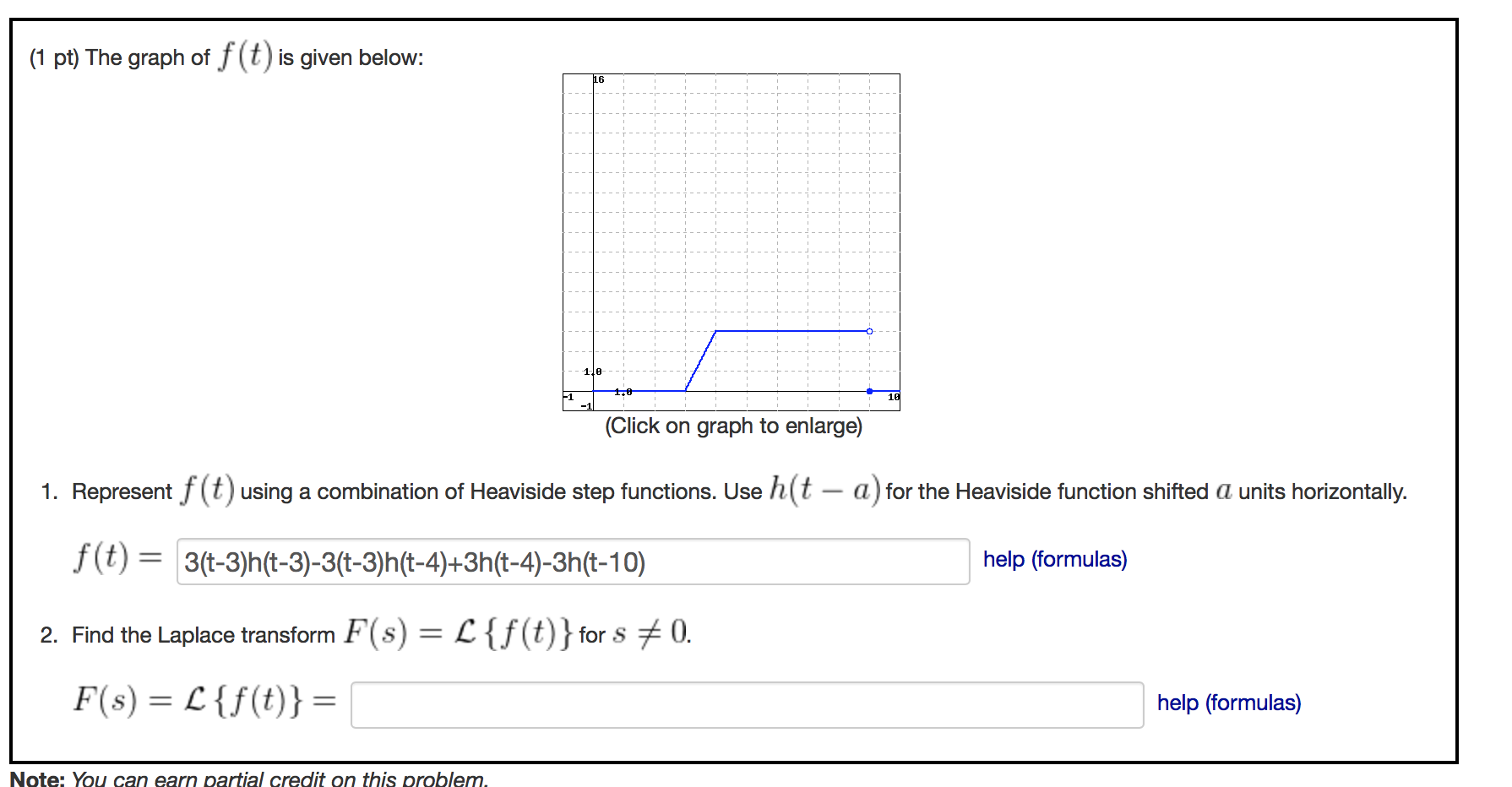 Solved Represent F T Using A Combination Of Heaviside Step