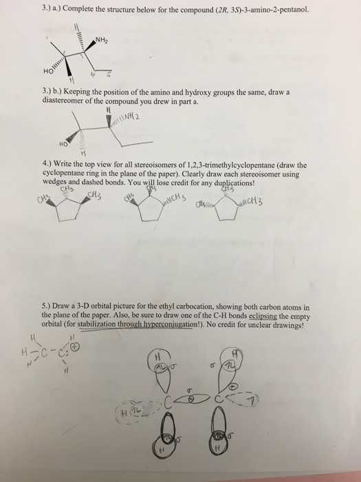 Solved 1.) For each pair of structures, determine whether | Chegg.com