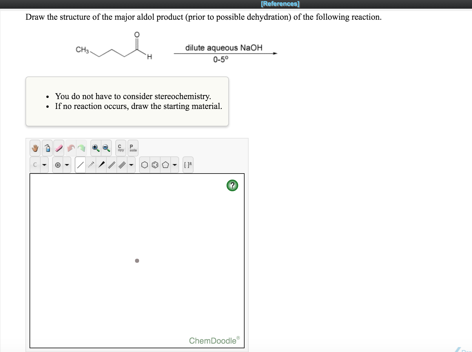 Solved Draw the structure of the major aldol product (prior | Chegg.com