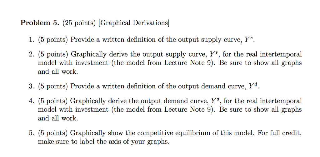 Solved Provide a written definition of the output supply | Chegg.com