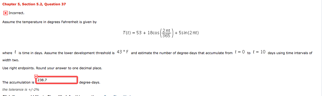 Solved Chapter 5, Section 5.2, Question 37 Incorrect. Assume | Chegg.com