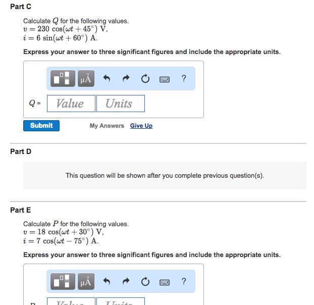 Solved Problem 10.1 The following sets of values for v and | Chegg.com