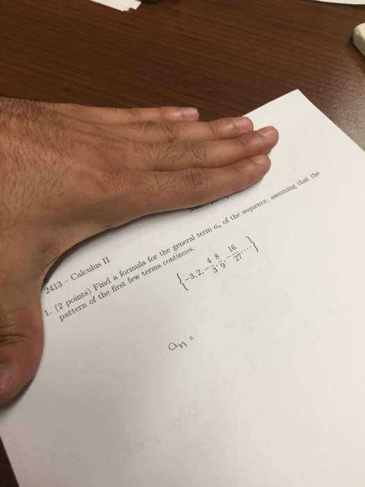 Solved Find A Formula For The General Term An Of The 