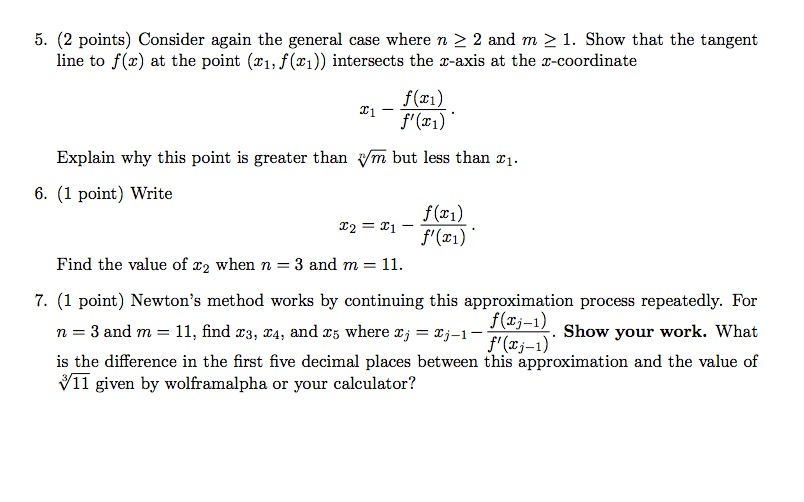 Solved An important application of calculus is the | Chegg.com