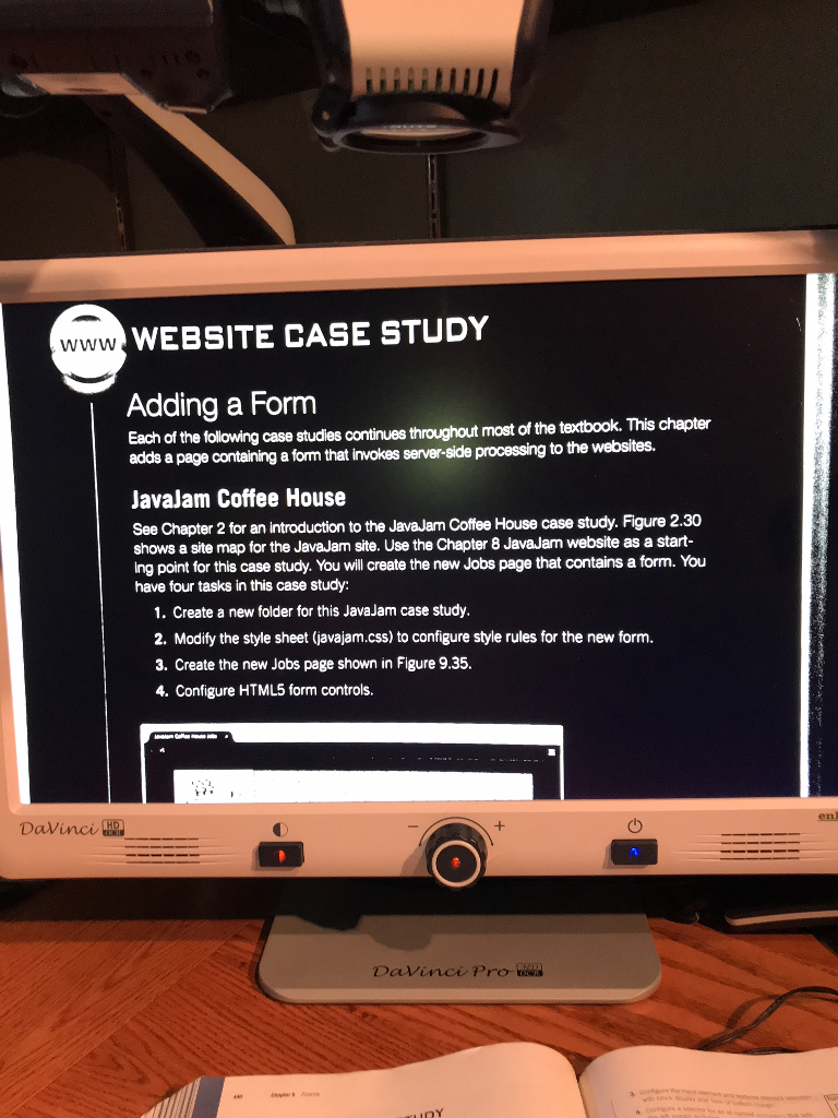 Solved WEBSITE CASE STUDY Adding a Form Each of the | Chegg.com
