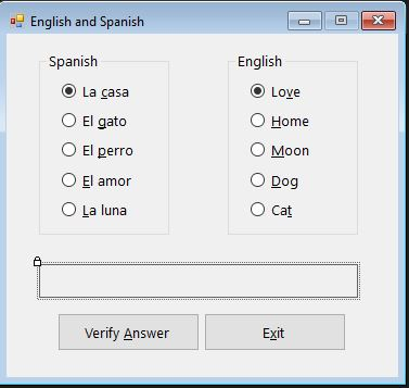 Solved Visual Basic Code an application that allows the user | Chegg.com