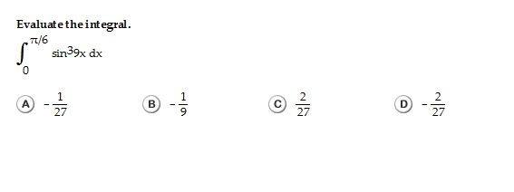 Solved Evaluate the integral. Integrate limit between 0 to | Chegg.com