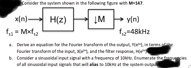 Solved Consider the system shown in the following figure | Chegg.com