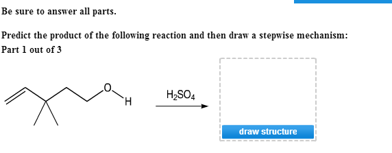 Solved Be sure to answer all parts Predict the product of | Chegg.com
