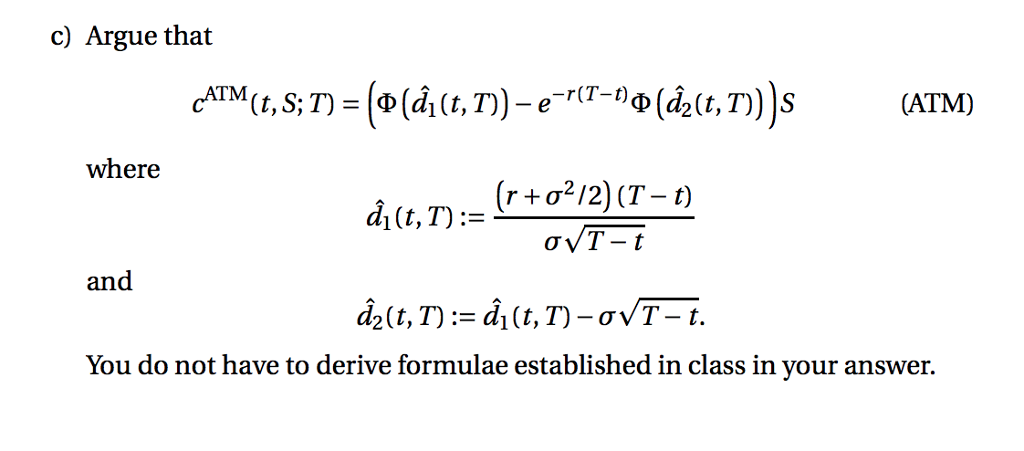 II. PRICING A FORWARD-START OPTION This question | Chegg.com