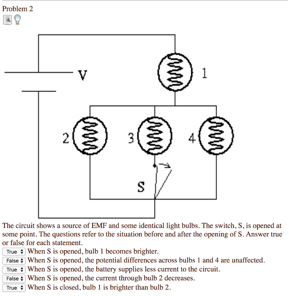 Solved Problem 2 4 The circuit shows a source of EMF and | Chegg.com