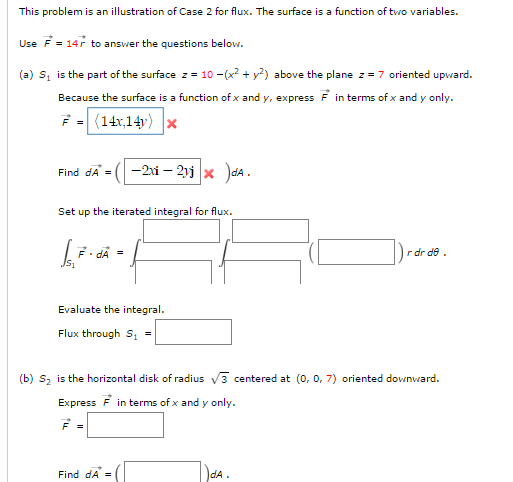 Solved This problem is an illustration of Case 2 for flux. | Chegg.com