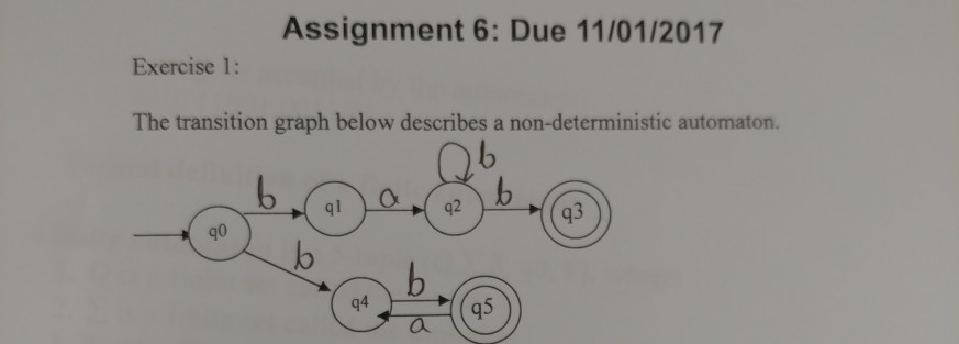 Solved write a definition of the language accepted by the | Chegg.com