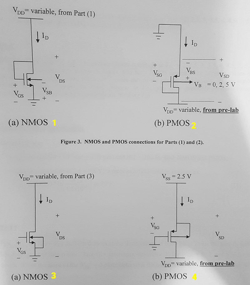 Solved Determine the operating region (linear or saturation) | Chegg.com