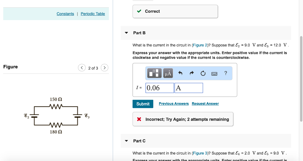 Solved Correct Constants | Periodic Table Part B What is | Chegg.com