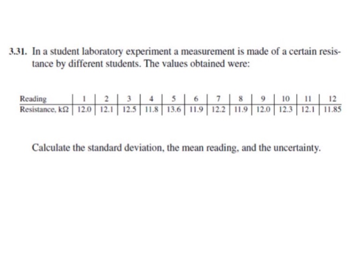Solved In a student laboratory experiment a measurement is | Chegg.com