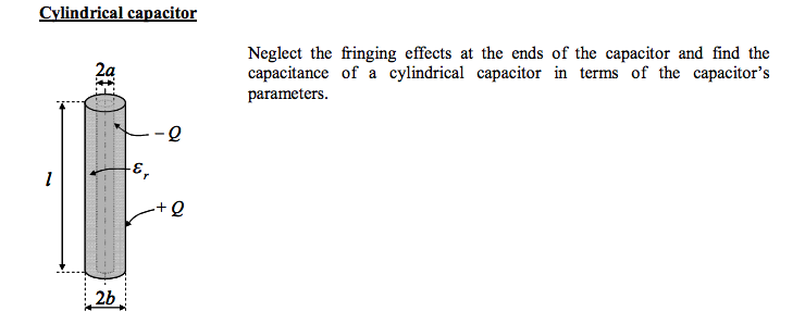 Solved Neglect the fringing effects at the ends of the | Chegg.com