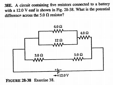 Solved A circuit containing five resistors connected to a | Chegg.com