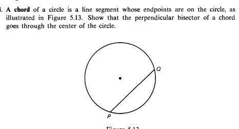 Solved A chord of a circle is a line segment whose endpoints | Chegg.com