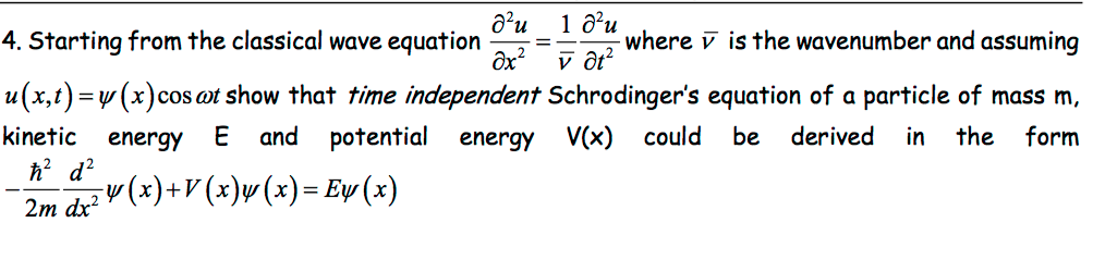 Solved 3·the Ground State Wave Function For A Particle
