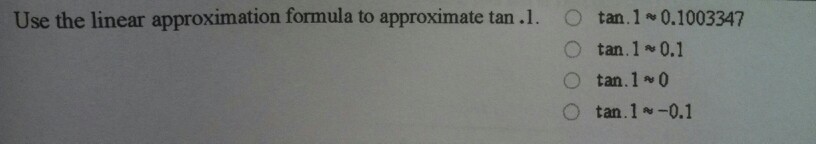 Solved Use the linear approximation formula to approximate | Chegg.com