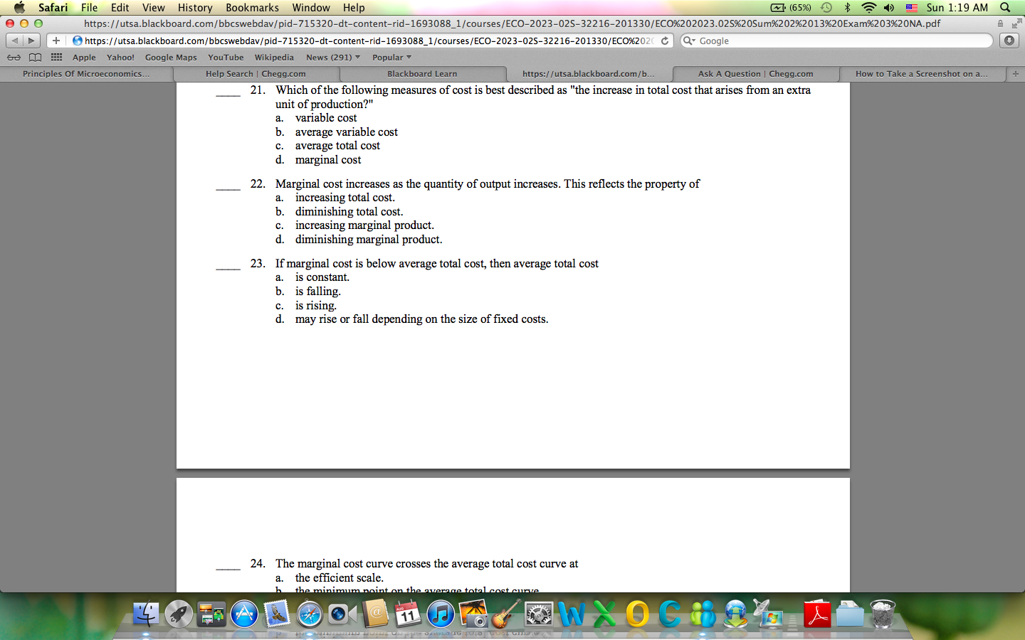 Solved Need to know the answers .. take your time .. this is | Chegg.com