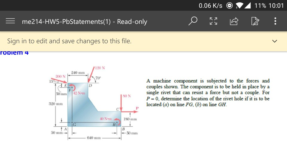 Solved 0.06 K/s。 1 1 % 10:01 me214-HW5-PbStatements(1) - | Chegg.com