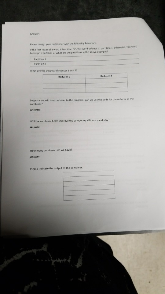 Solved Problem 2. (WordCount Example) Please design the | Chegg.com