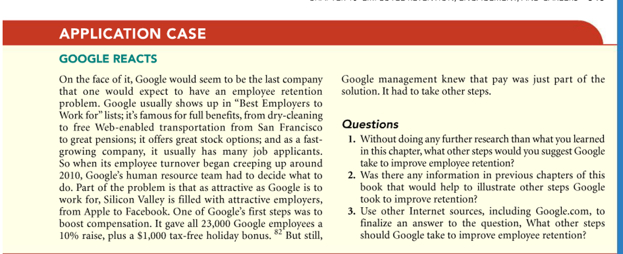 Solved READ THE APPLICATION CASE BELOW AND ANSWER QUESTION | Chegg.com