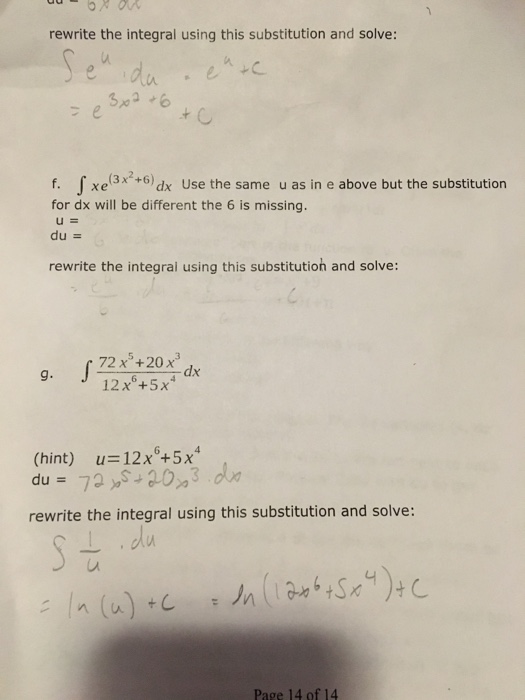 Solved Rewrite the integral using this substitution and | Chegg.com