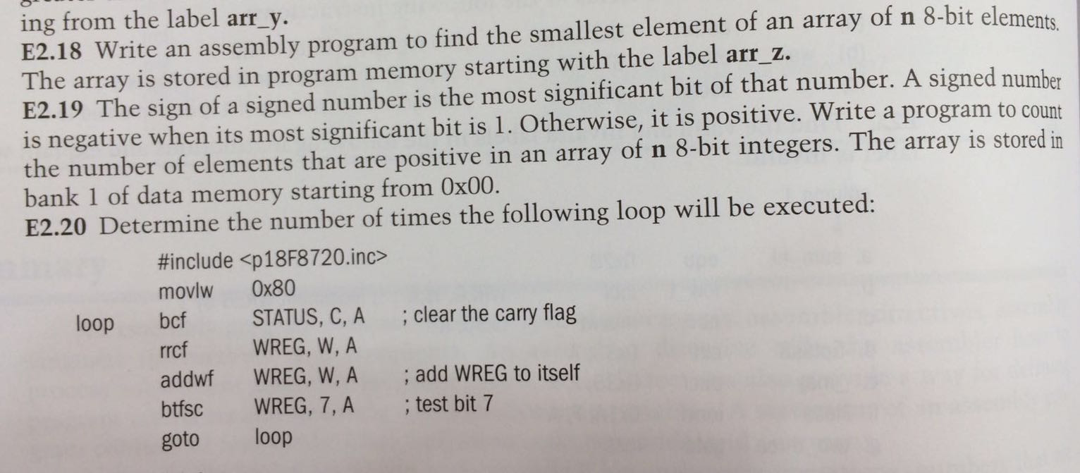 Solved Write an assembly program to find the smallest | Chegg.com