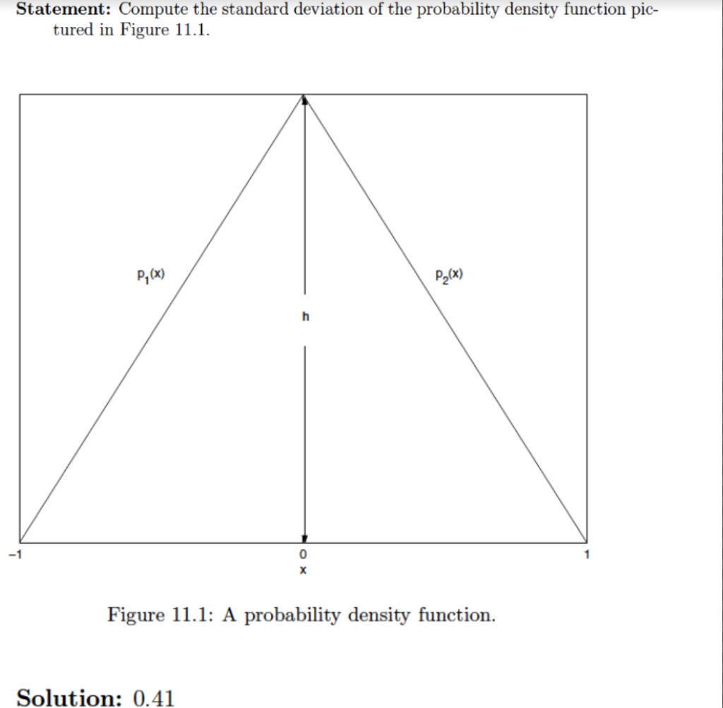 Solved Statement: Compute the standard deviation of the | Chegg.com